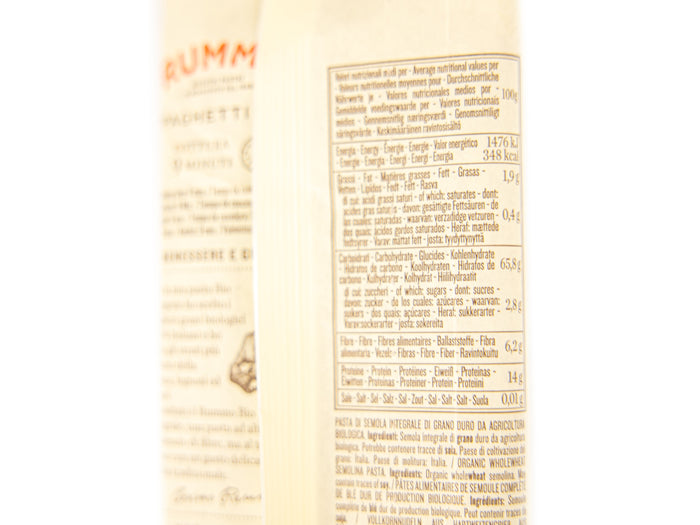 Rummo Vollkorn Nudeln Spaghetti N°3, vegane Pasta